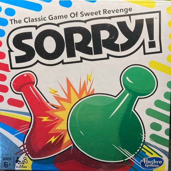 Hasbro | Toys | Hasbro Sorry Board Game New | Poshmark